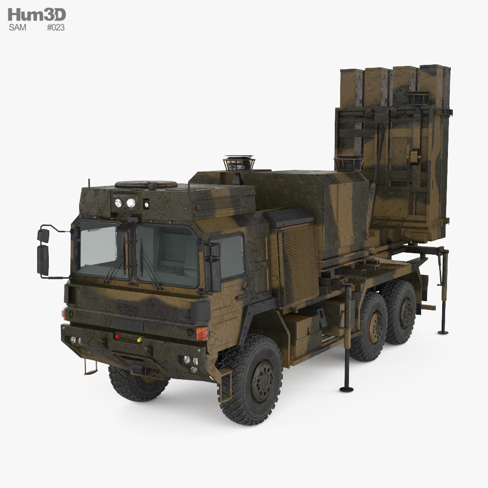 IRIS-T SL launcher 3D model - Download Free 3D models